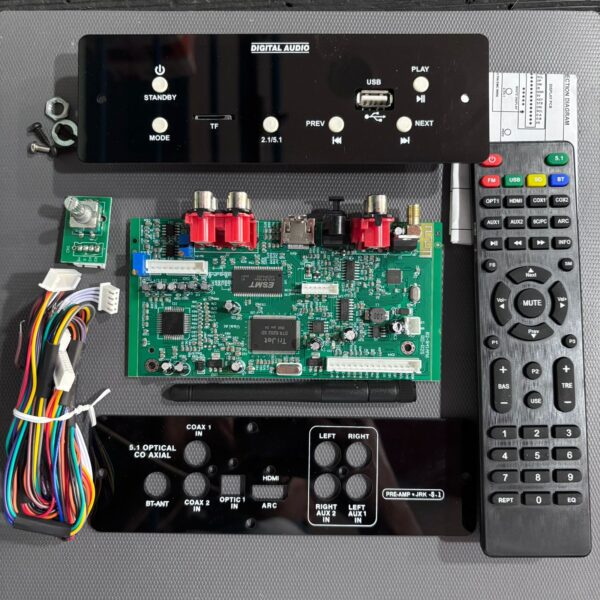 Astra 5.1 Home Theater DSP Kit with Remote | HDMI ARC, Optical, Coaxial ...