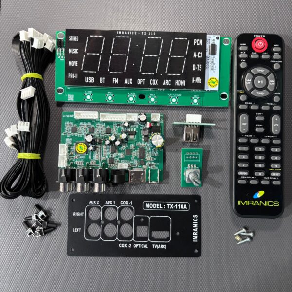 IMRANICS 5.1 DSP Remote Kit TX-110A | Dolby DTS Audio Processor Board ...