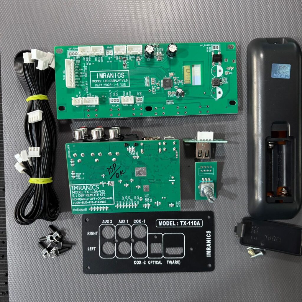 IMRANICS 5.1 DSP Remote Kit TX-110A | Dolby DTS Audio Processor Board ...